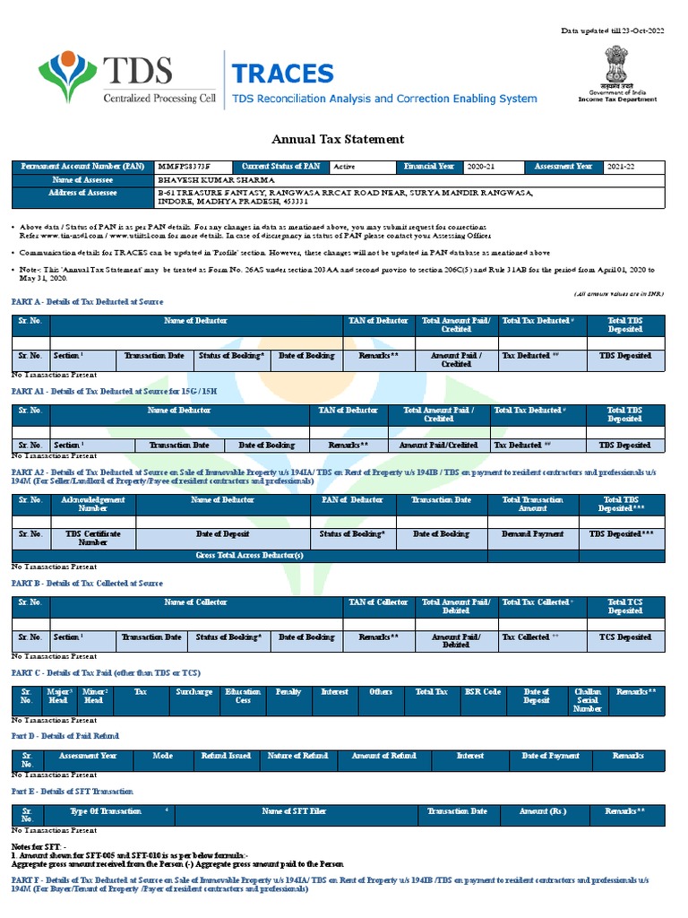 Cfa Accounts | PDF | Taxes | Payments