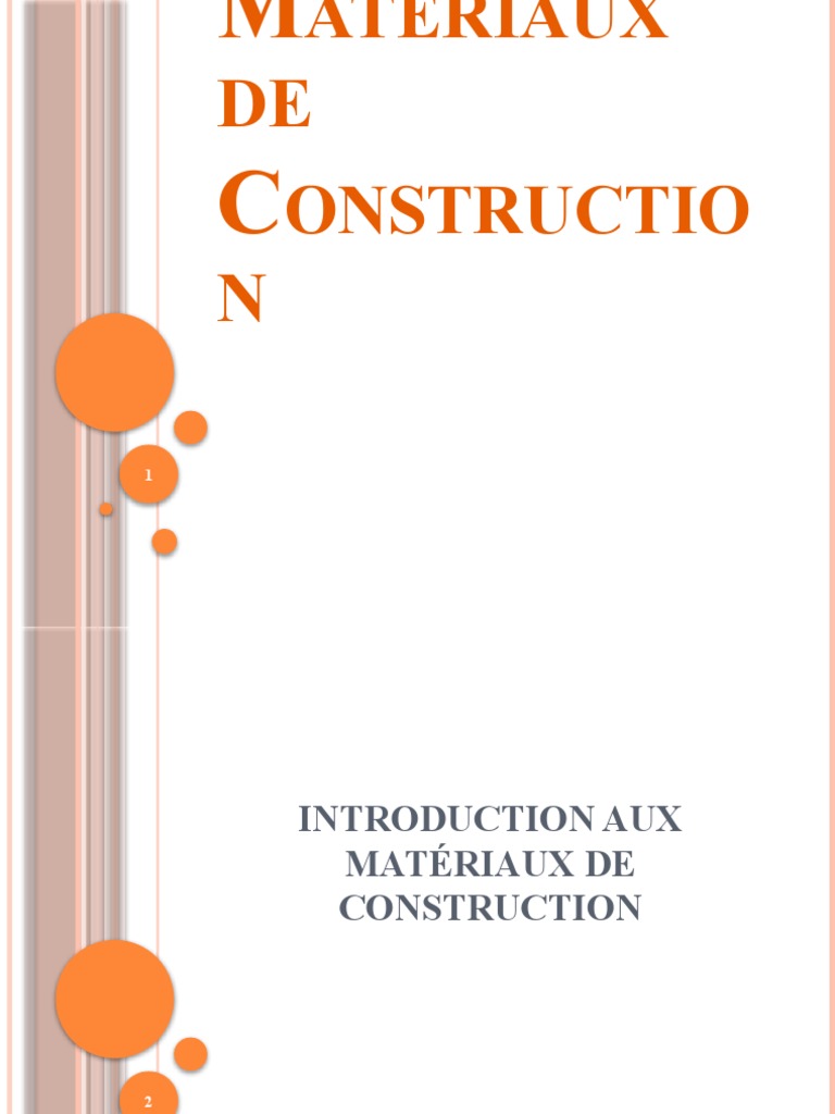 Guide des Matériaux de Construction | PDF | Matériaux de construction | Ciment
