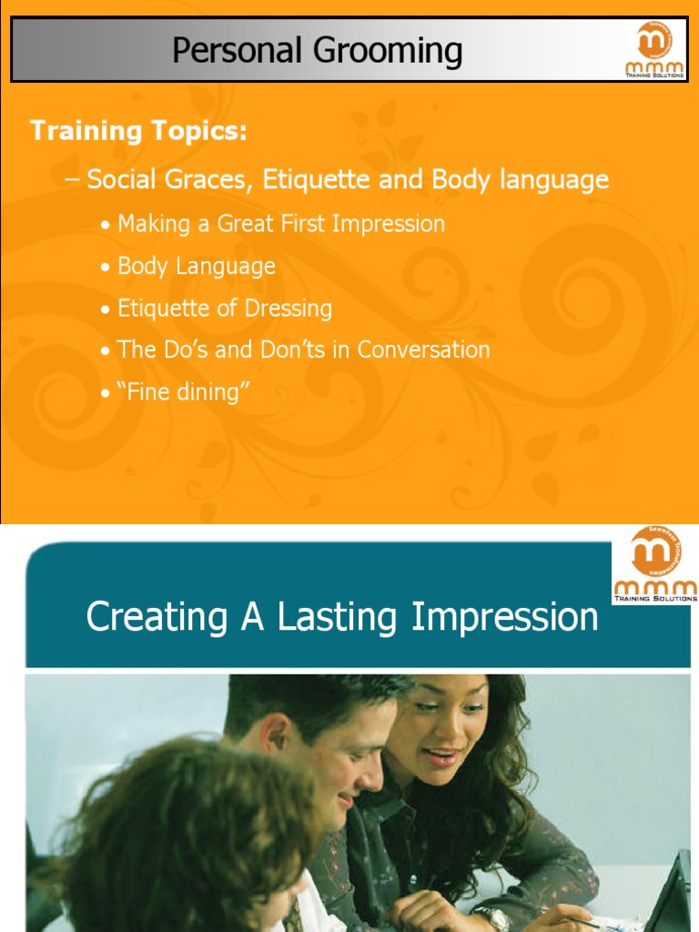 Personal Grooming and Etiquette Guide | PDF