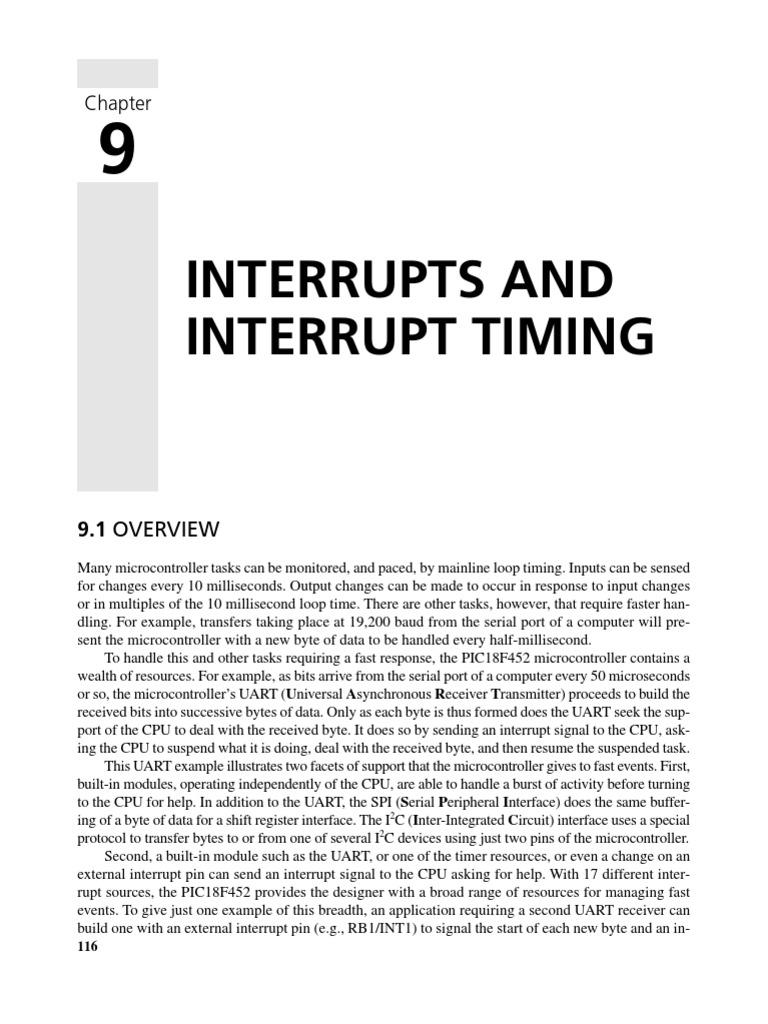 Interrupts and Interrupts Timing | PDF