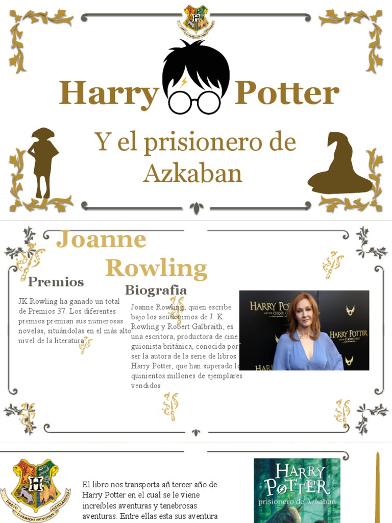 Plantilla Powerpoint de HarryPotter | PDF | Harry Potter | J. K. Rowling