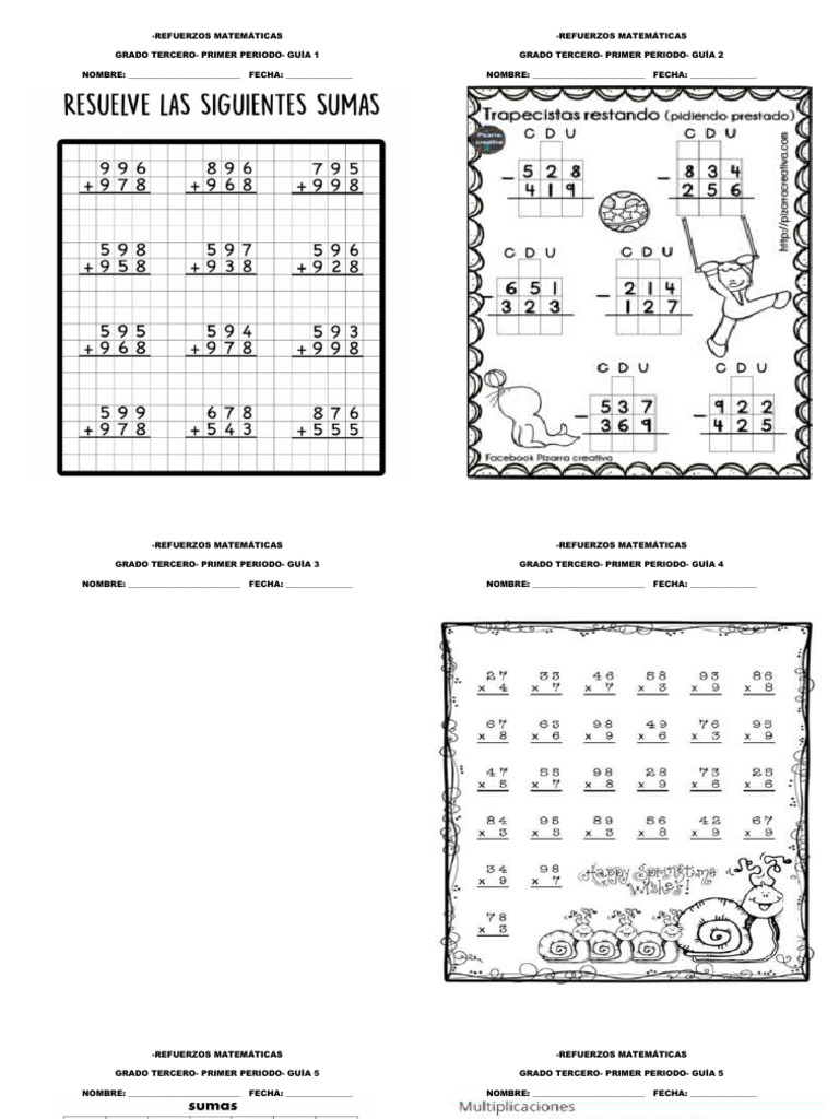 Refuerzos Tercero | PDF