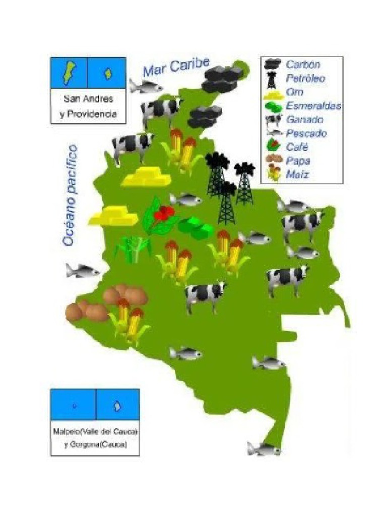 Mapa Economico Colombia | PDF