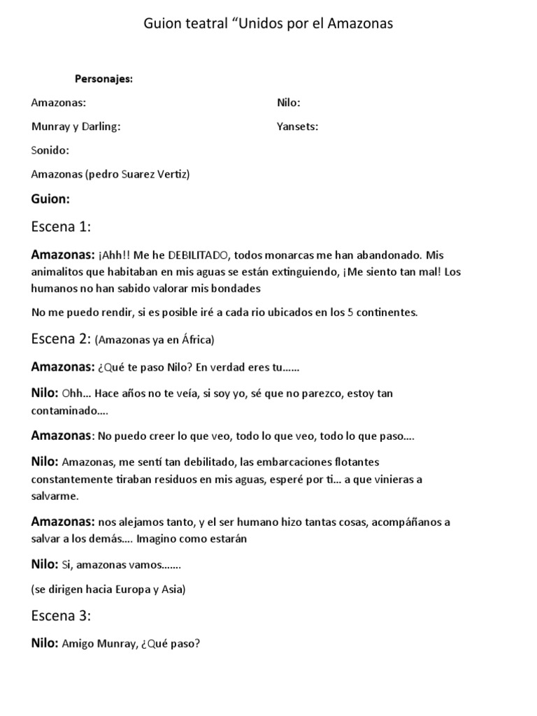 Guion Teatral | PDF
