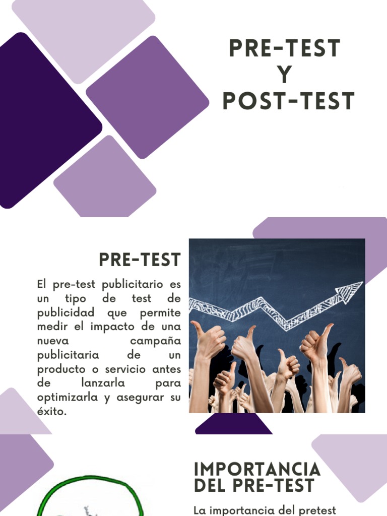 Pre-Test y Post-Test | PDF