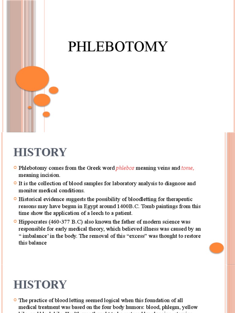 Phlebotomy | PDF | Blood Vessel | Vein