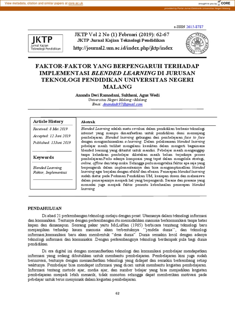Faktor-Faktor Yang Berpengaruh Terhadap | PDF