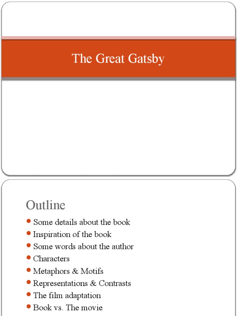 The Great Gatsby | PDF | F. Scott Fitzgerald | The Great Gatsby