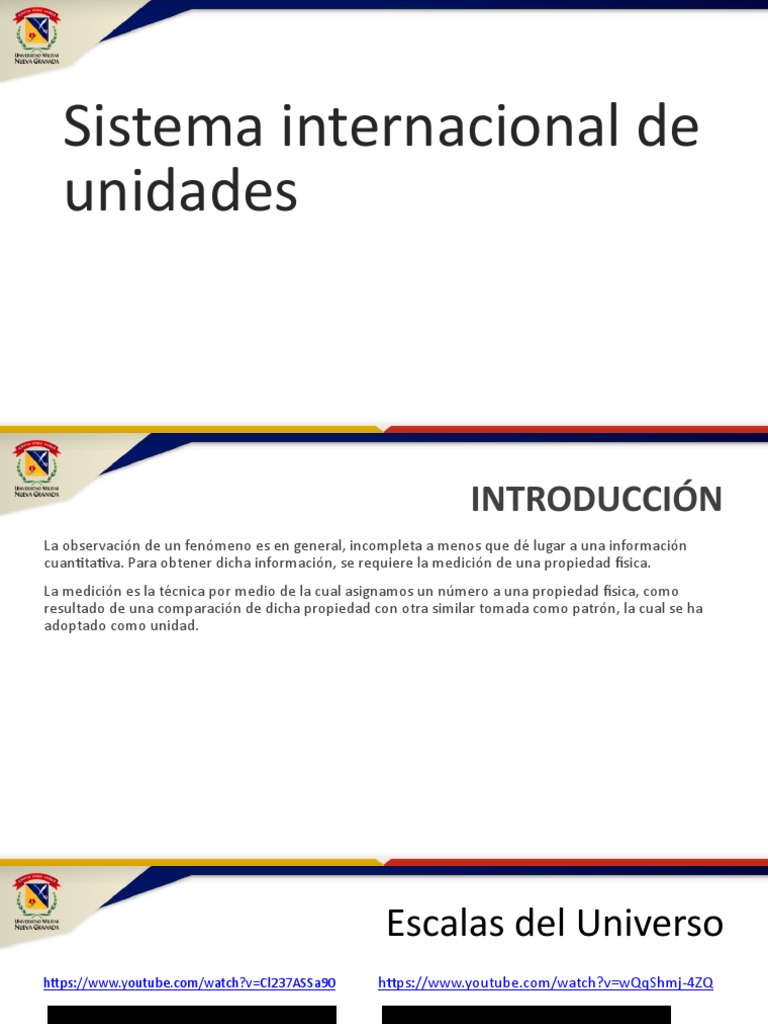 Sistema Internacional de Unidades | Descargar gratis PDF | Sistema Internacional de Unidades ...