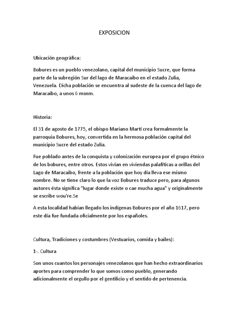 EXPOSICION | PDF | Venezuela