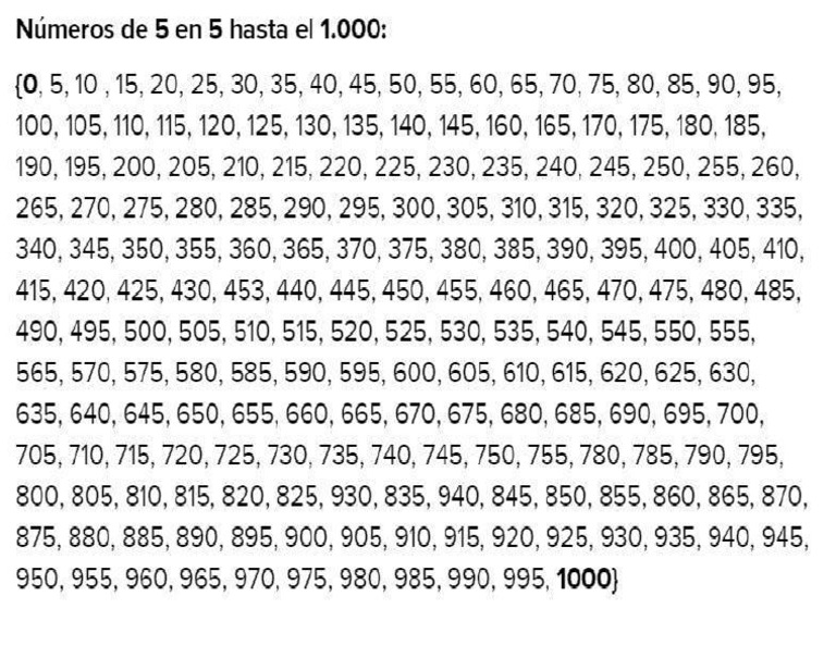 Numeros Del 1 Al 1000 | PDF