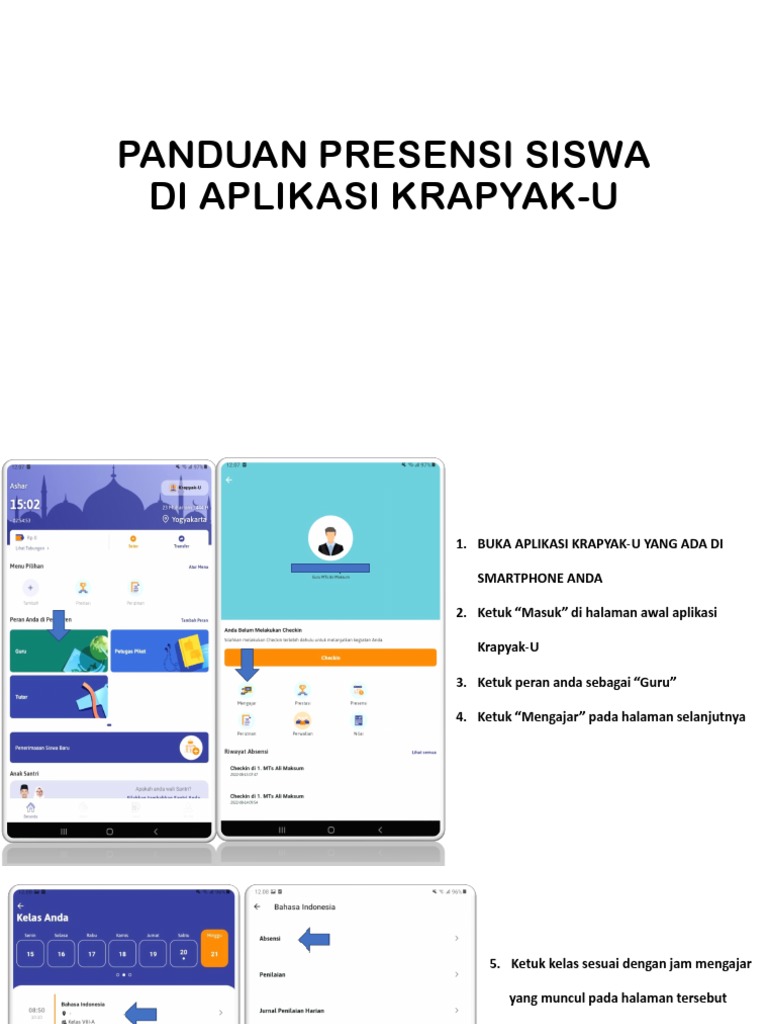 Panduan Presensi Siswa | PDF