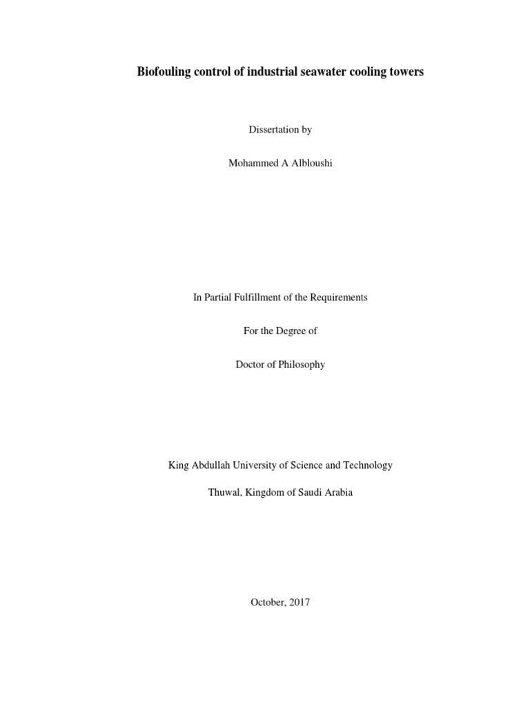 Biofouling Control of Industrial Seawater Cooling Towers | PDF | Total ... Biofouling Control of Industrial Seawater Cooling Towers | PDF | Total ...