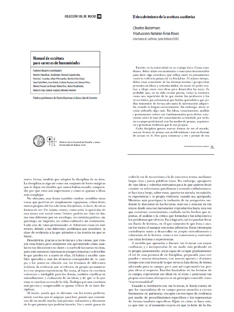 BAZERMAN Descubrim de La Escritura Académica | PDF