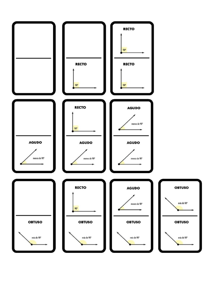 Domino de Angulos 1 | PDF