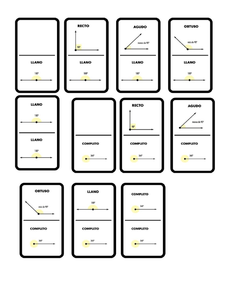 Domino de angulos 2 | PDF