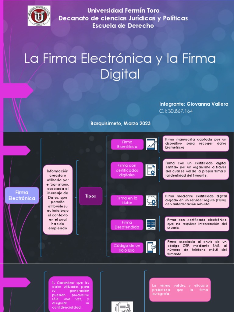 Firma Electrónica y Firma Digital | PDF | Criptografía | Cifrado