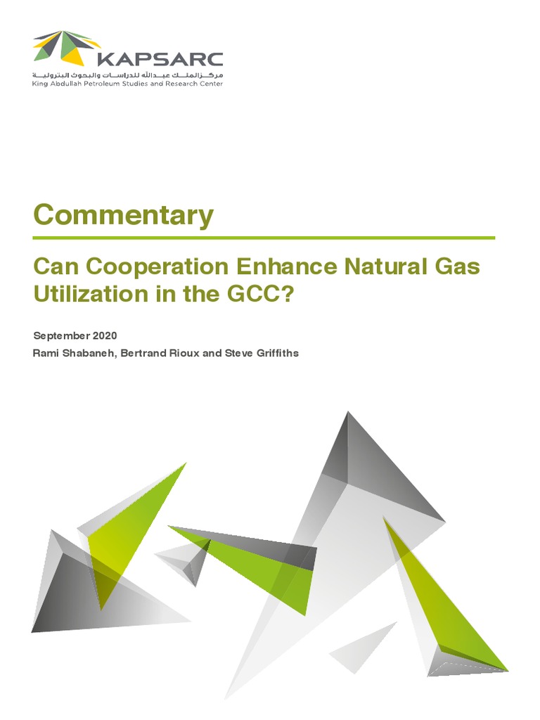 KS 2020 CO15 Can Cooperation Enhance Natural Gas Utilization in The GCC ...