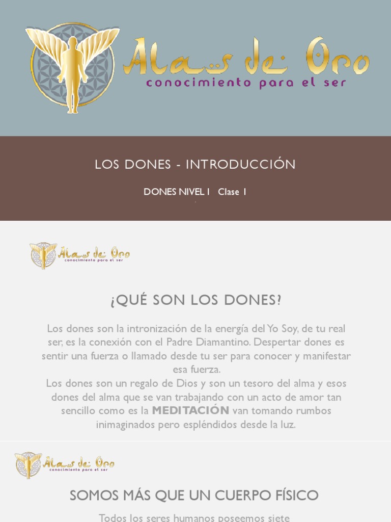 Los Dones-Introducción | PDF | Alma | Sonido