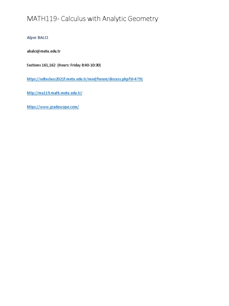 Calculus Lecture Notes w5 | PDF Calculus Lecture Notes w5 | PDF