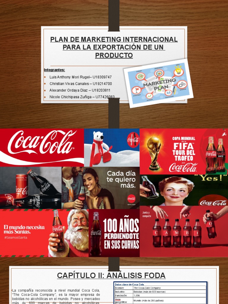 Plan de Marketing Internacional para La Exportación de Un Producto | Descargar gratis PDF | Coca ...