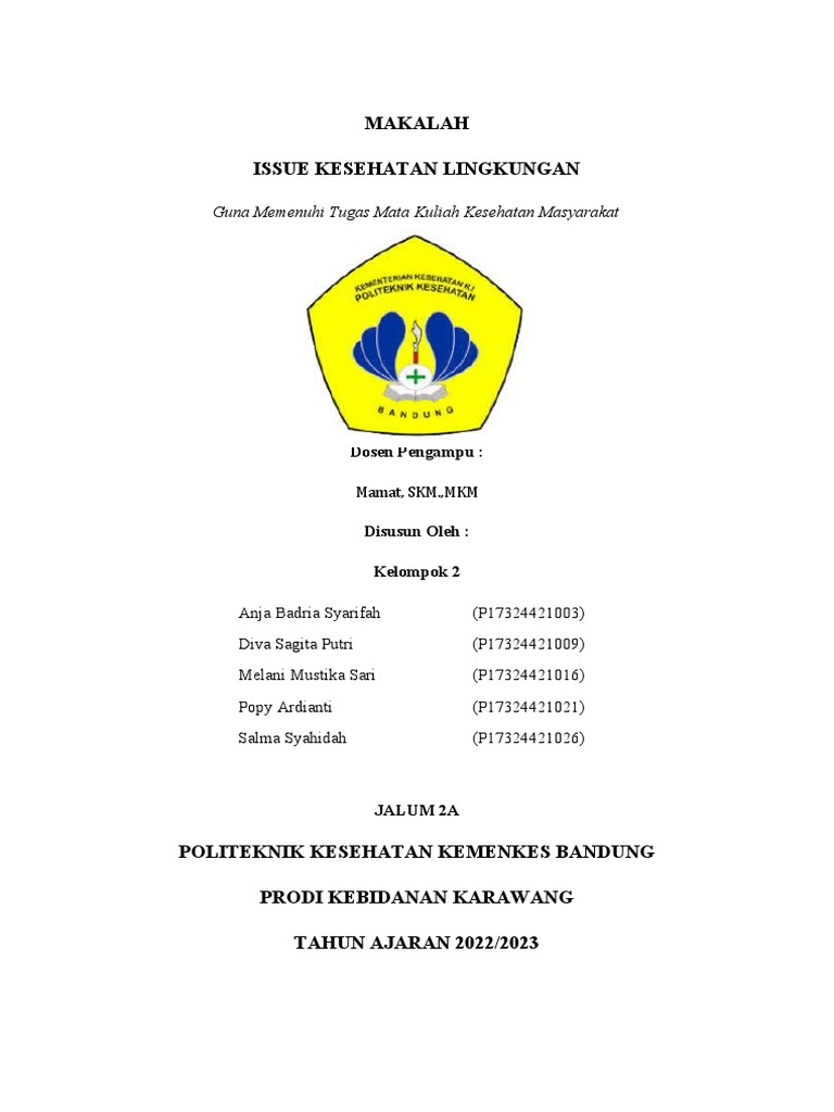 2A Kelompok 2 Makalah Kesmas | PDF