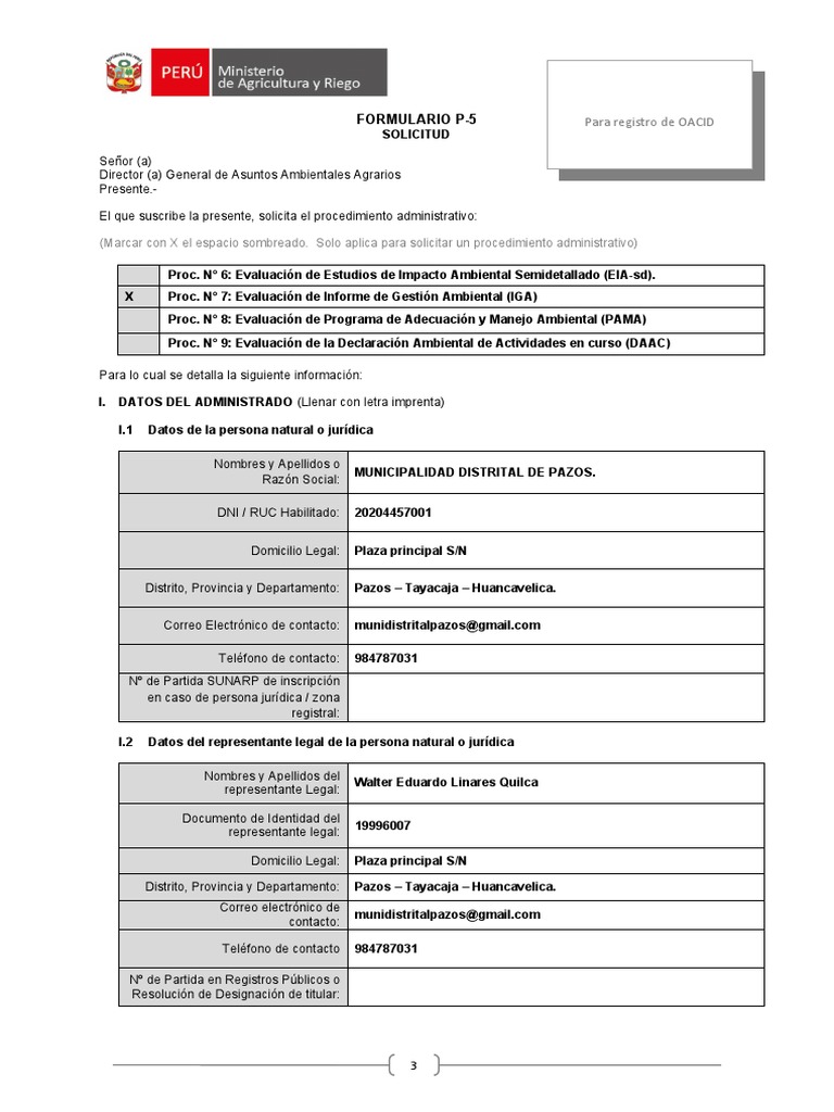 Formulario_P-5 | PDF | Gobierno | Justicia