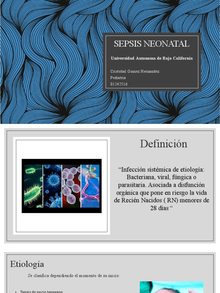 Sepsis Neonatal | PDF | Septicemia | Parto prematuro