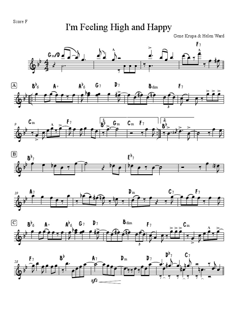 I'm Feeling High and Happy F | PDF