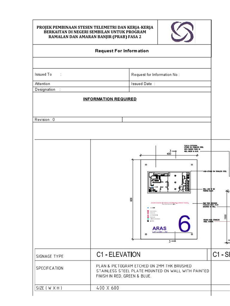 Contoh Format RFI | PDF