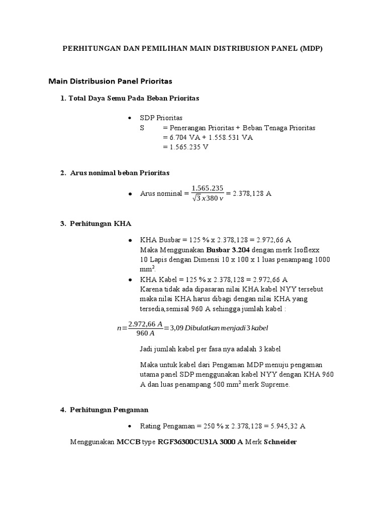 Perhitungan & Pemilihan MDP | PDF