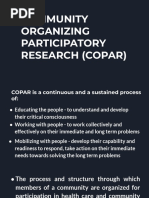 Understanding COPAR in Nursing | PDF | Community | Health Care