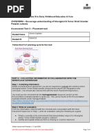 CHCECE038 Assessment Task 2 Placement 2 Observation v2 | PDF | Learning ...