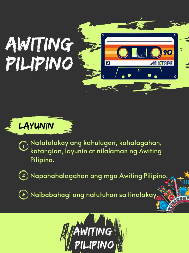 AWITING PILIPINO Grp. 5 | PDF