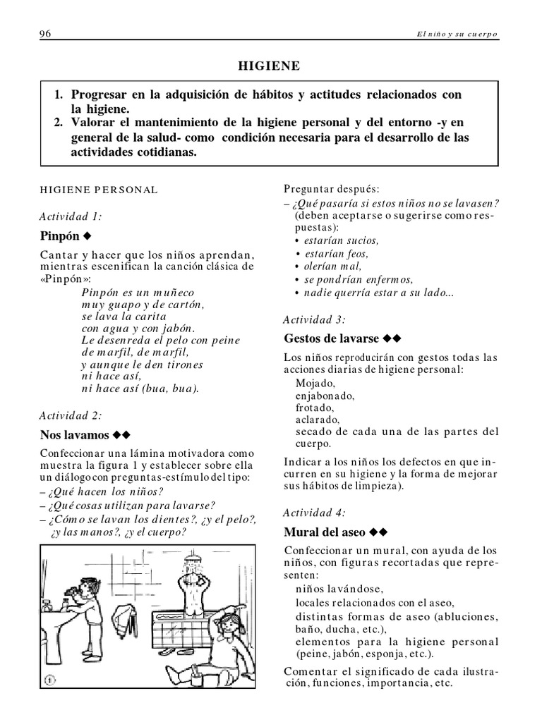 Normas De Aseo Personal Pdf Higiene Lavado De Manos