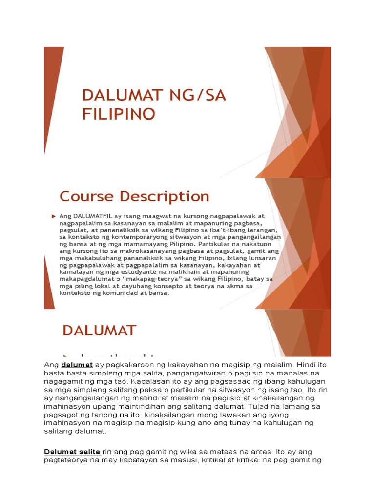 DALUMAT XXX | PDF
