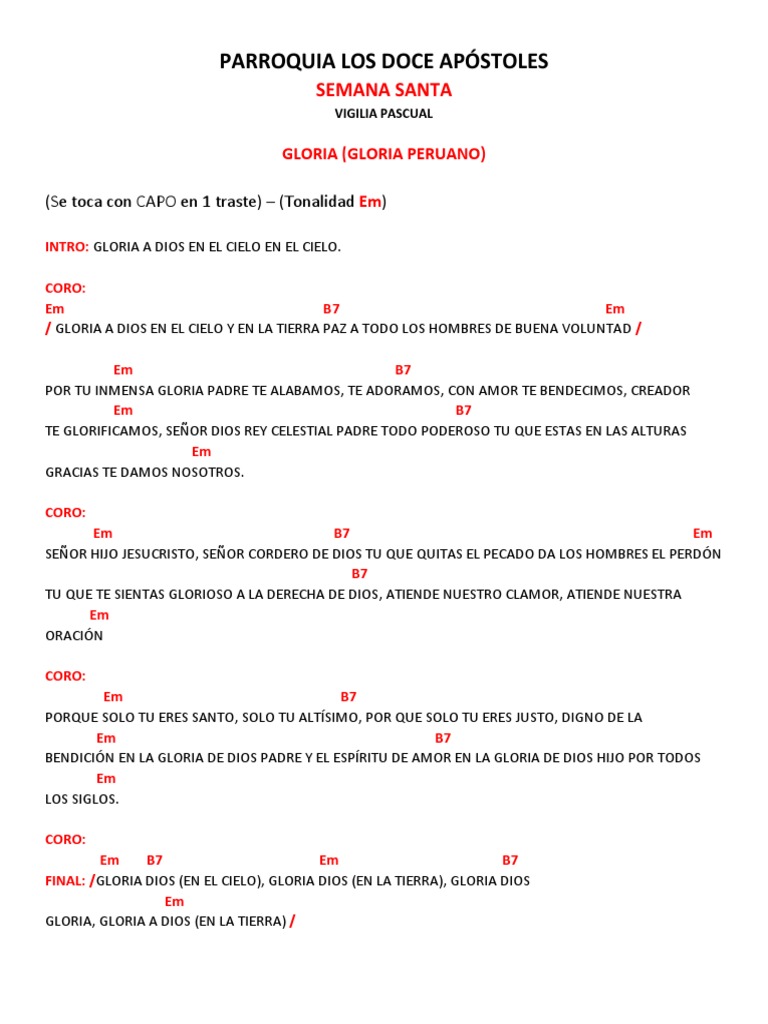 Cantos Semana Santa | PDF | Cristo (título) | Oración