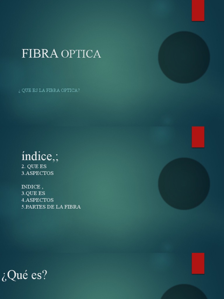 Fibra Optica | PDF