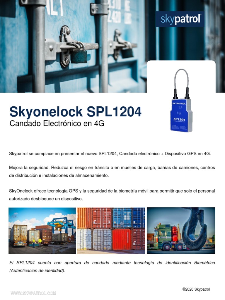 SPL1204 Spec Sheet | PDF | Gsm | Sistema de Posicionamiento Global
