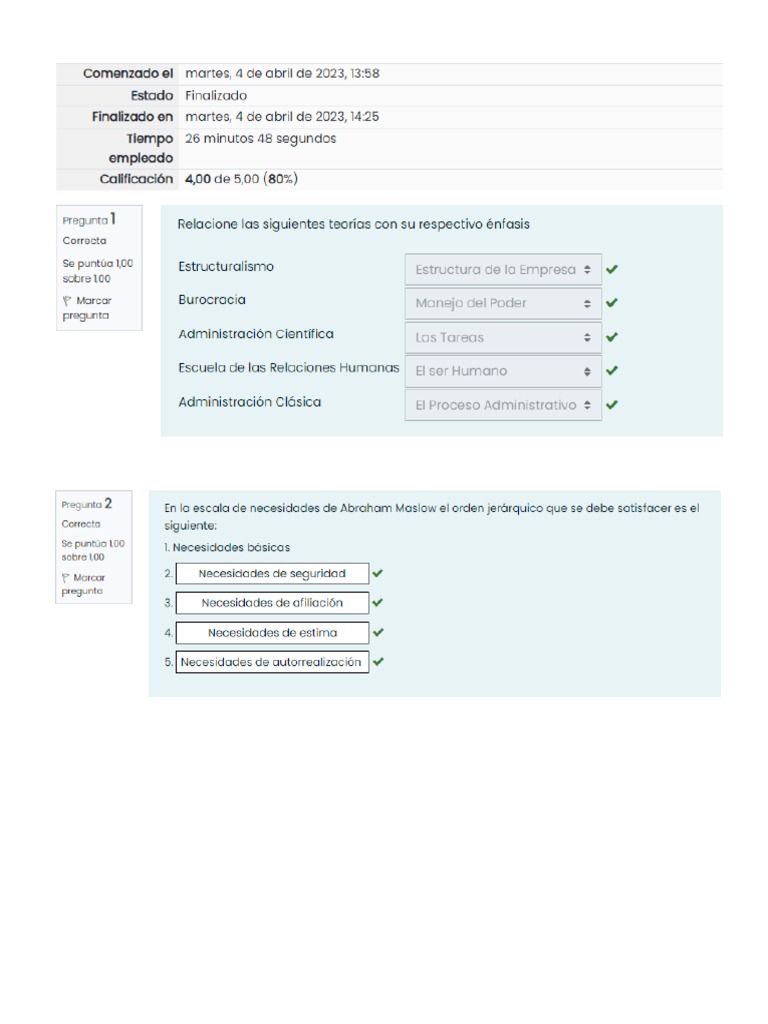 Examen Semana 3 ENFOQUE ADMINT | PDF