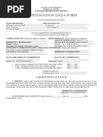 Investigation Data Form | PDF | Prosecutor | Complaint
