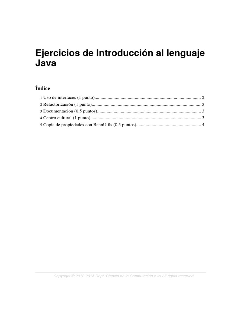 Sesion01 Ejercicios | PDF | Java (lenguaje de programación) | Lenguaje ...