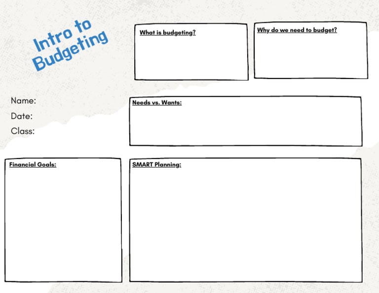 Intro To Budgeting Notes 1 | PDF