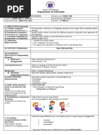 Detailed Lesson Plan - Paggamit NG Pandiwa | PDF