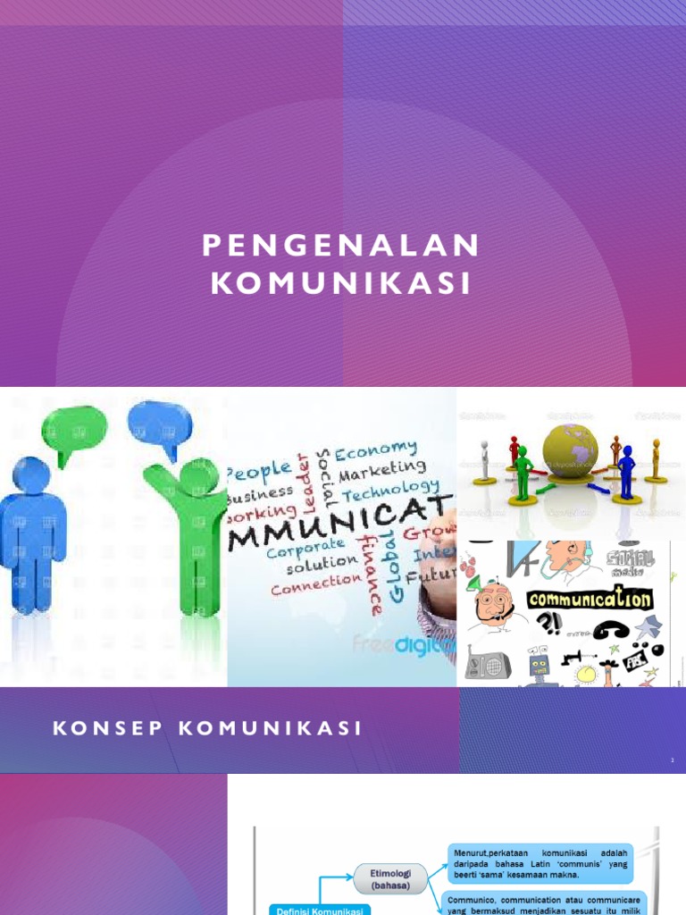 Slide Pengenalan Komunikasi | PDF