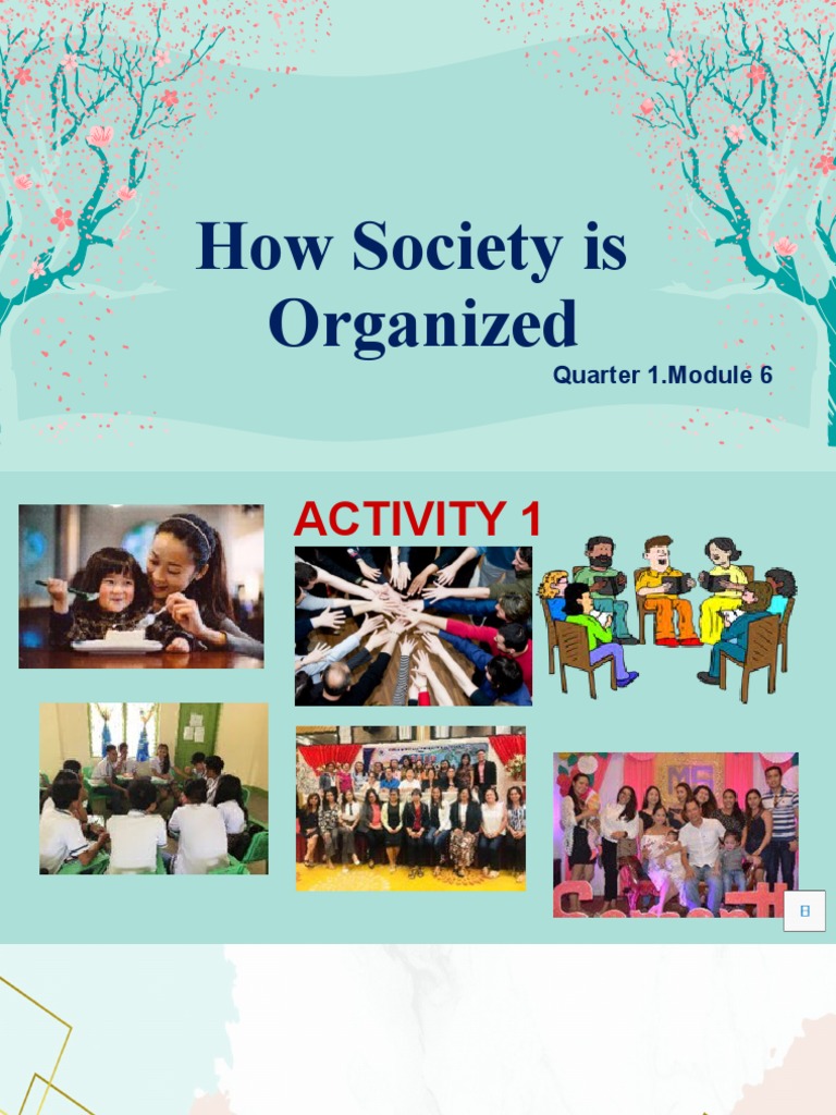 UCSP.Q1Module-6.How-society-is-organized.for-TEACHERS | PDF | Social ...