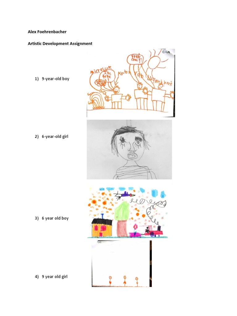 Art 396 Artistic Development Assignment | PDF | Cognitive Science
