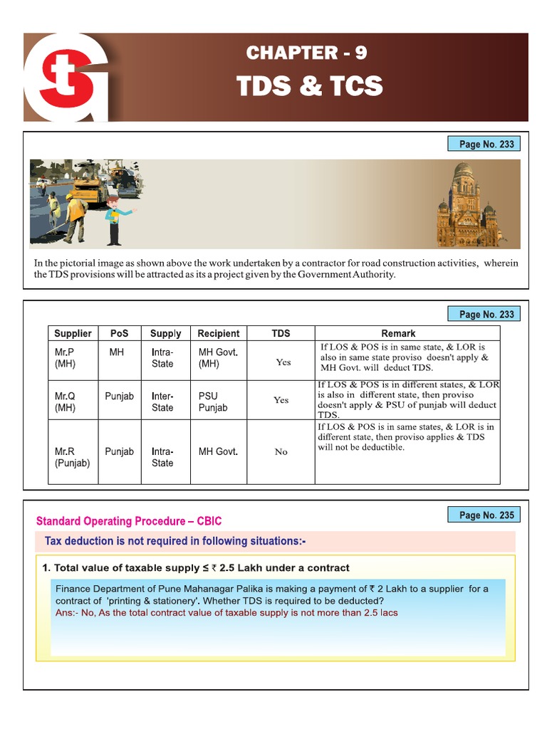 Chapter 9 TDS-TCS | PDF