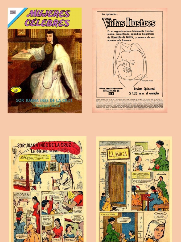 Sor Juna Inés de La Cruz - Historieta | PDF