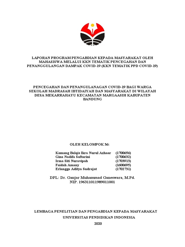 Laporan KKN Tematik Fix | PDF | Ilmu Sosial